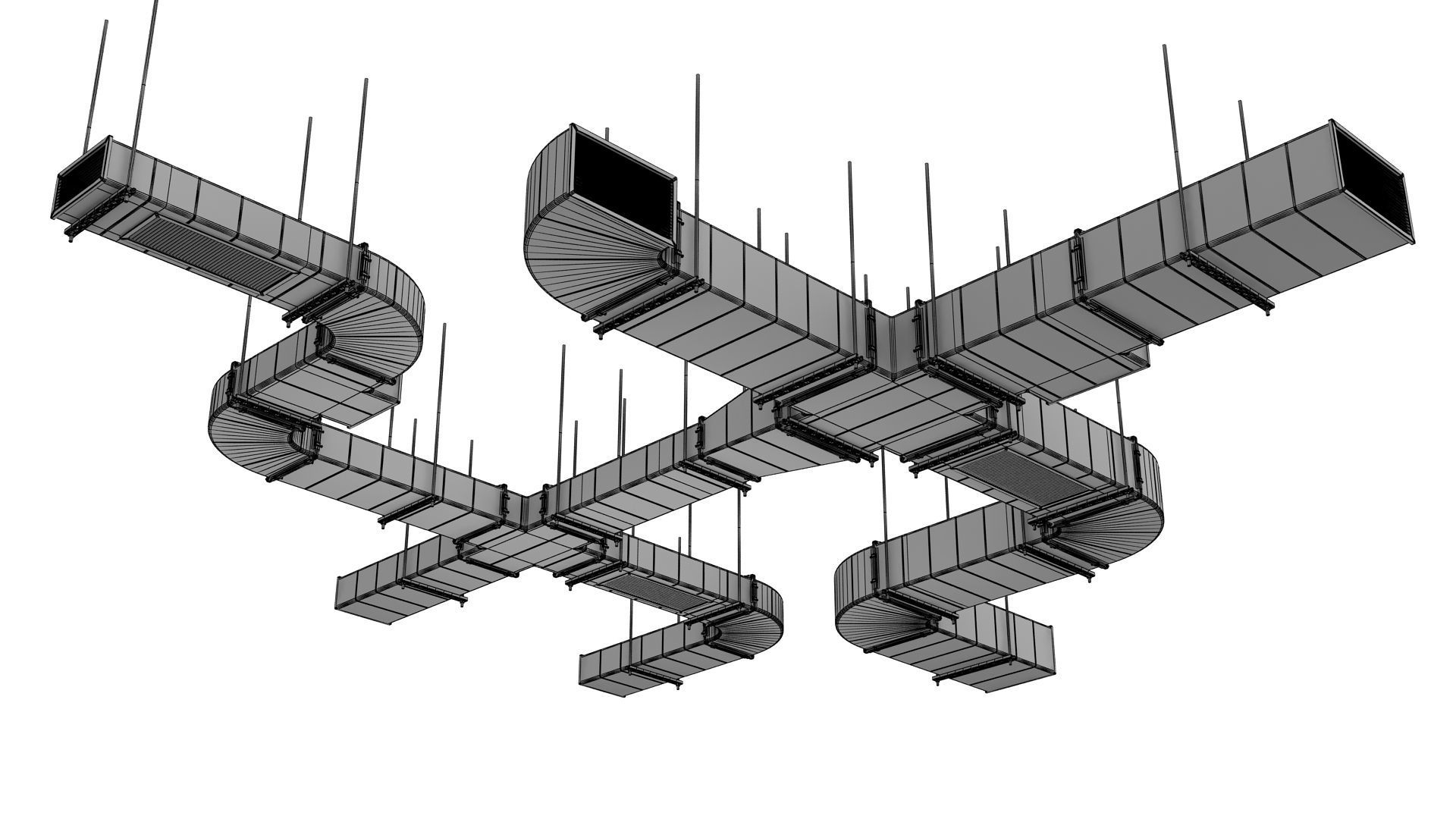 Ceiling ventilation 3D model | CGTrader