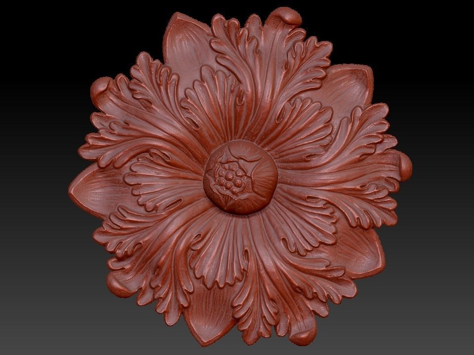 FLORAL PATTERN 3D model | CGTrader