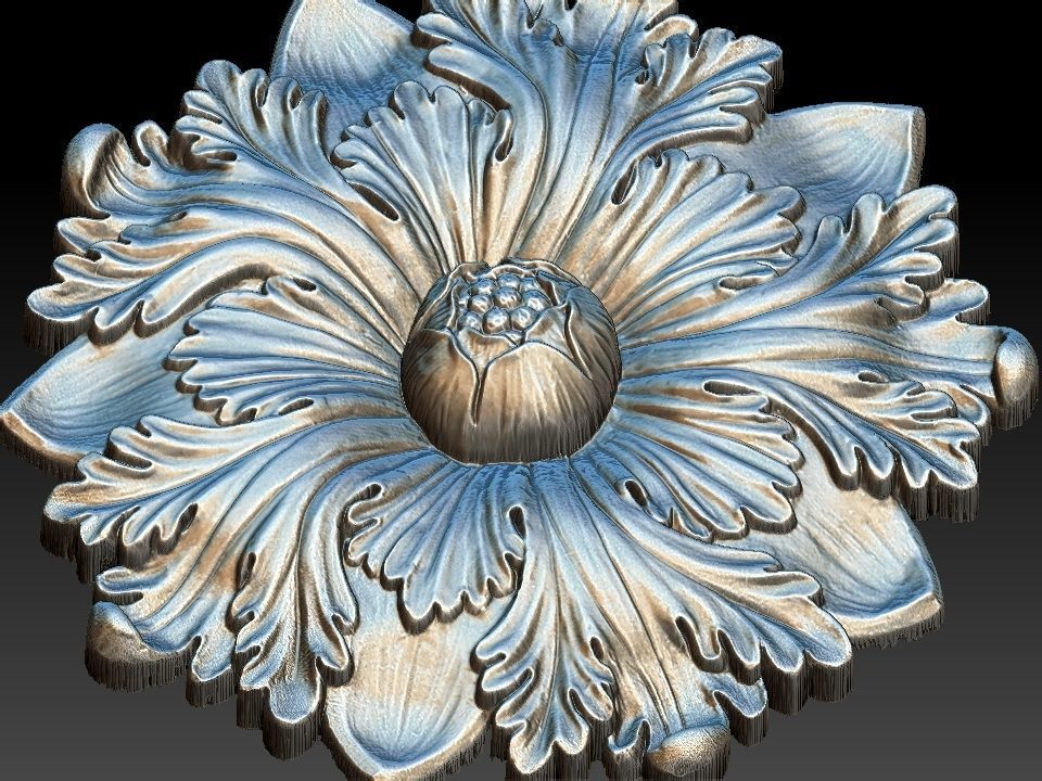 FLORAL PATTERN 3D model | CGTrader