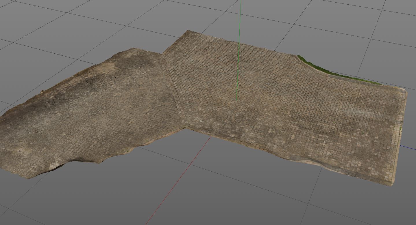 3D Scanned Pavement and driveway 3D model | CGTrader