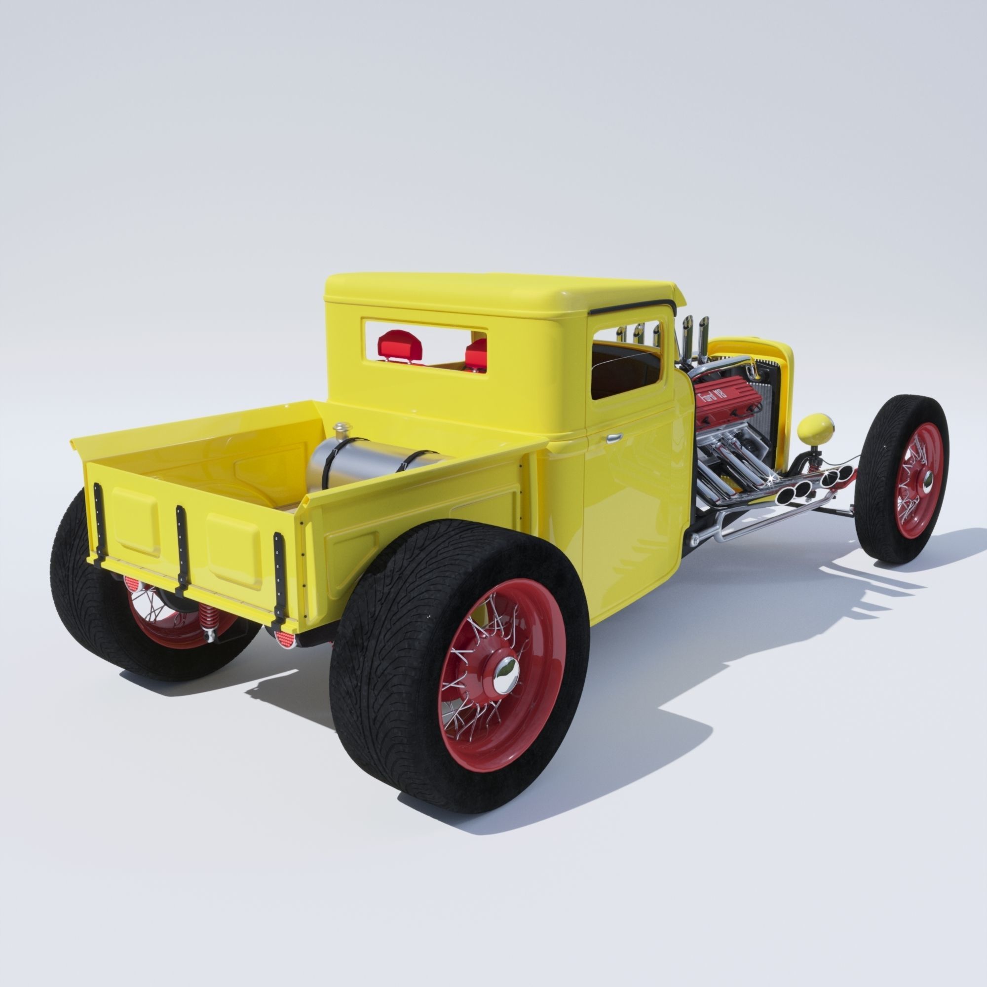 Ford Model A Hot Rod 1931 3D model | CGTrader