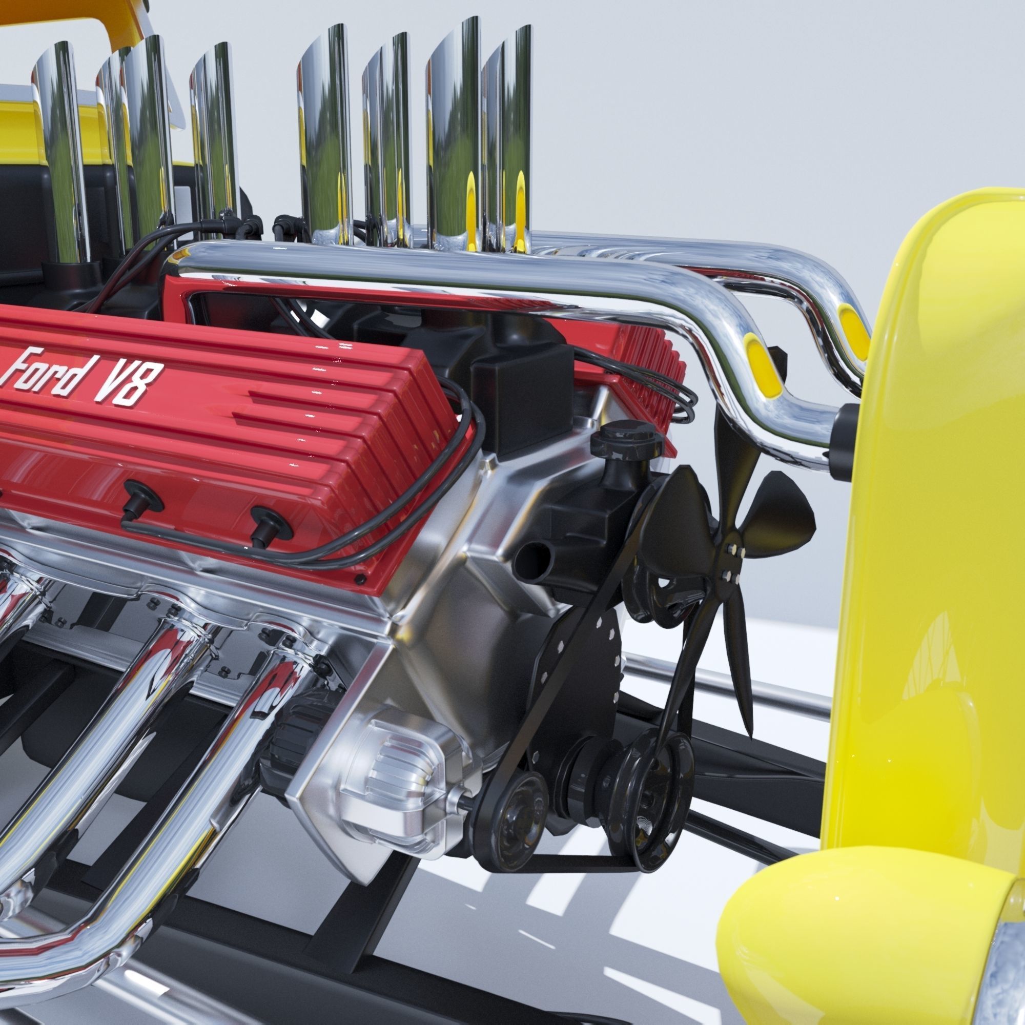 Ford Model A Hot Rod 1931 3D model | CGTrader