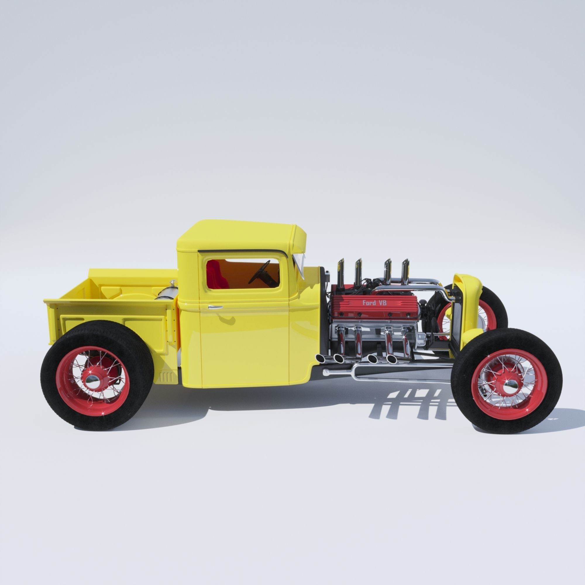Ford Model A Hot Rod 1931 3D model | CGTrader