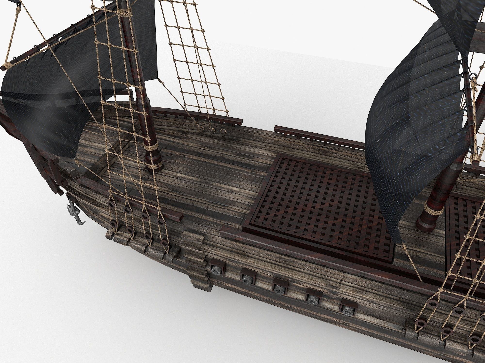 Medieval ship 3D model 3D model | CGTrader