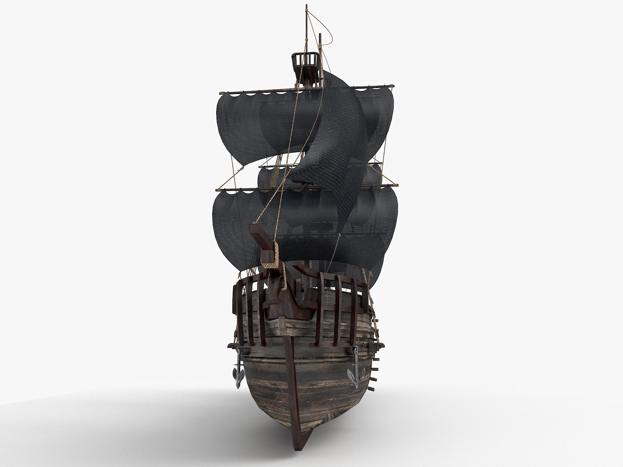 Medieval ship 3D model 3D model | CGTrader