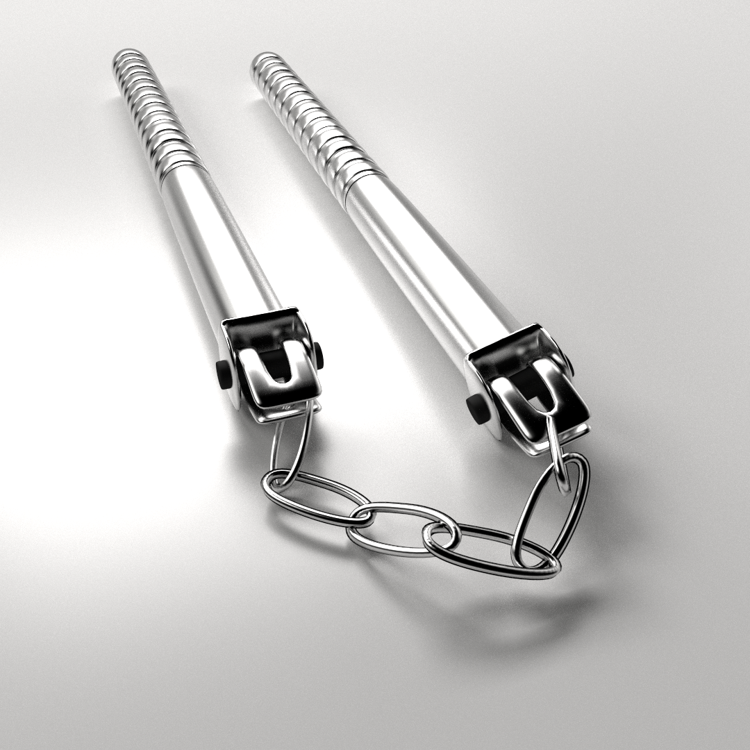 Nunchucks 3D Model 3DS FBX BLEND DAE - CGTrader.com