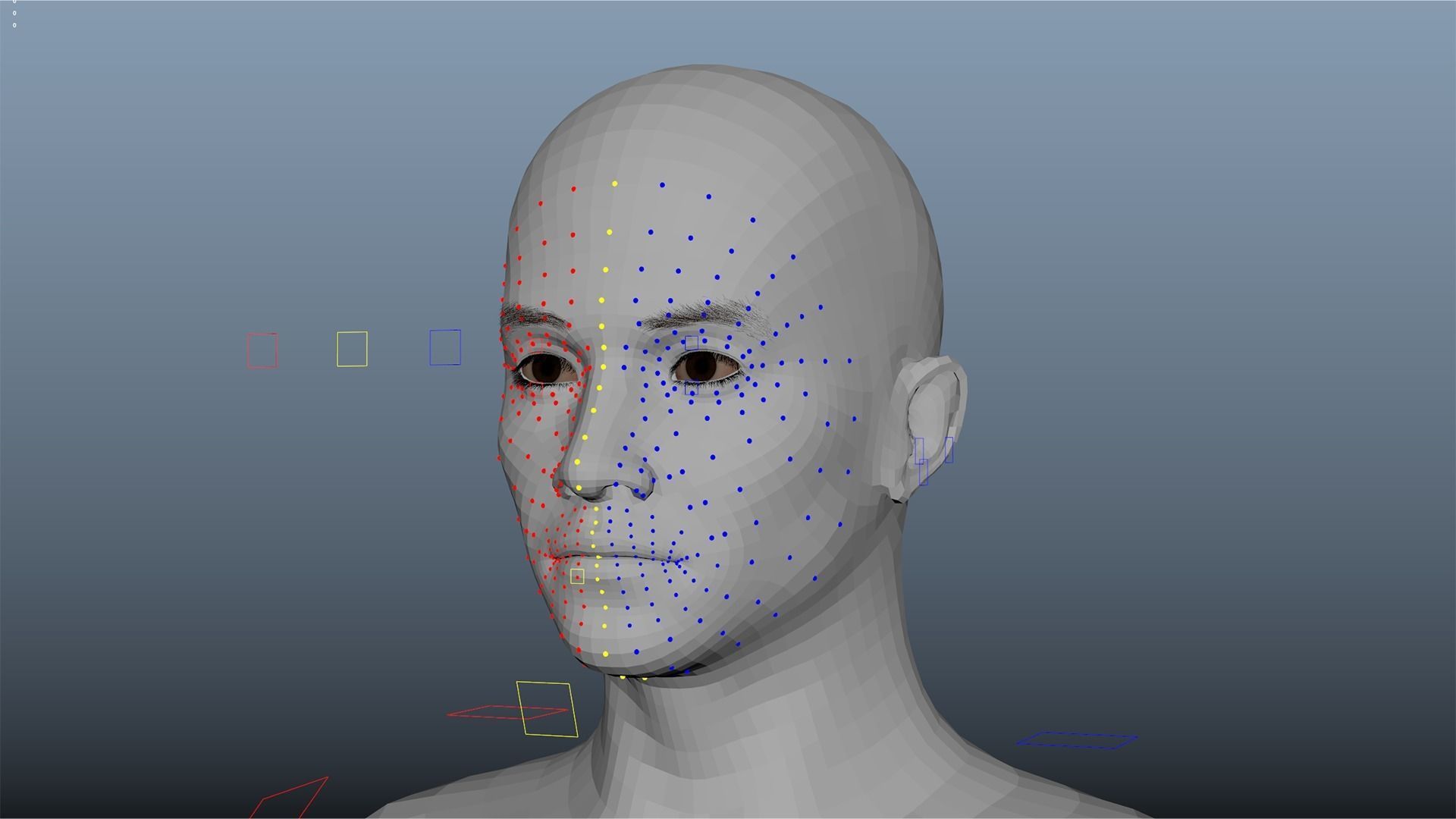 3D model Cinematic Male 003 - Advanced Body Rig - Face Rig - GUI VR ...