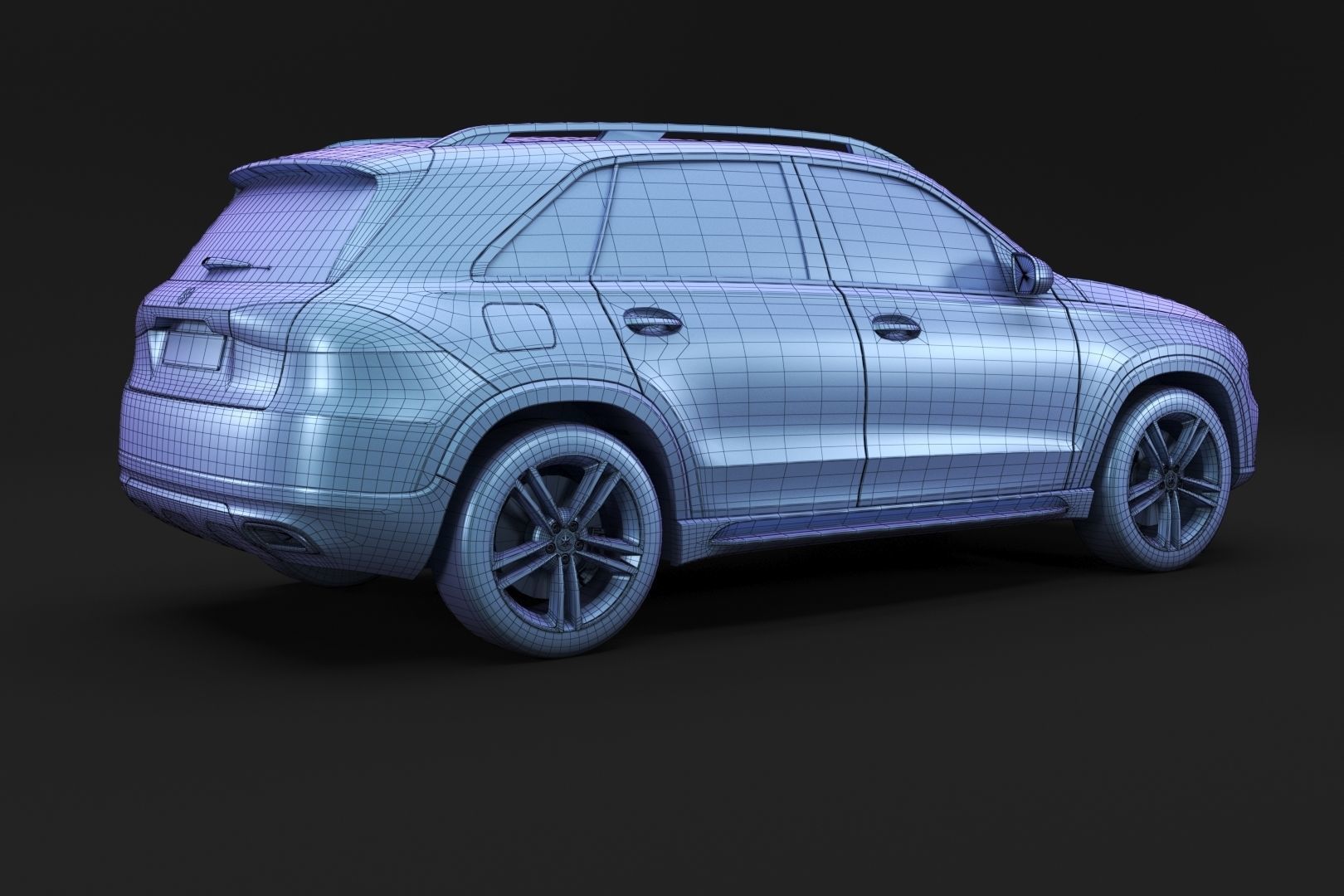 German luxury suv 3D model | CGTrader