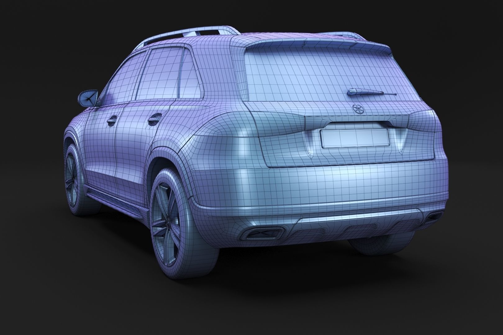 German luxury suv 3D model | CGTrader