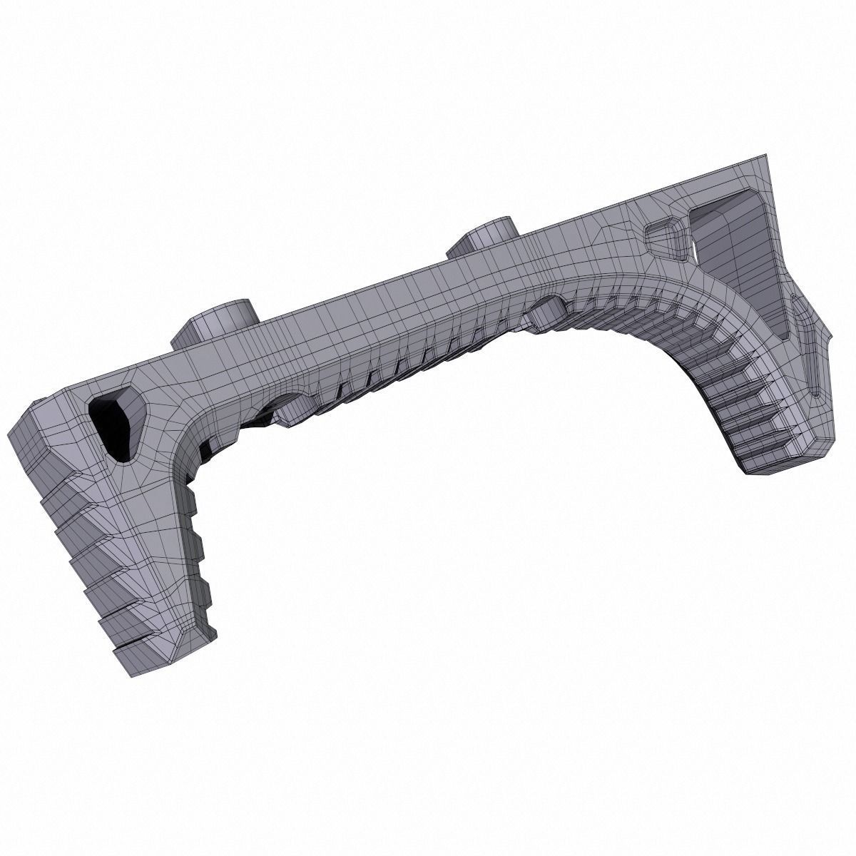 3D model Angled Foregrip Set-01 VR / AR / low-poly | CGTrader