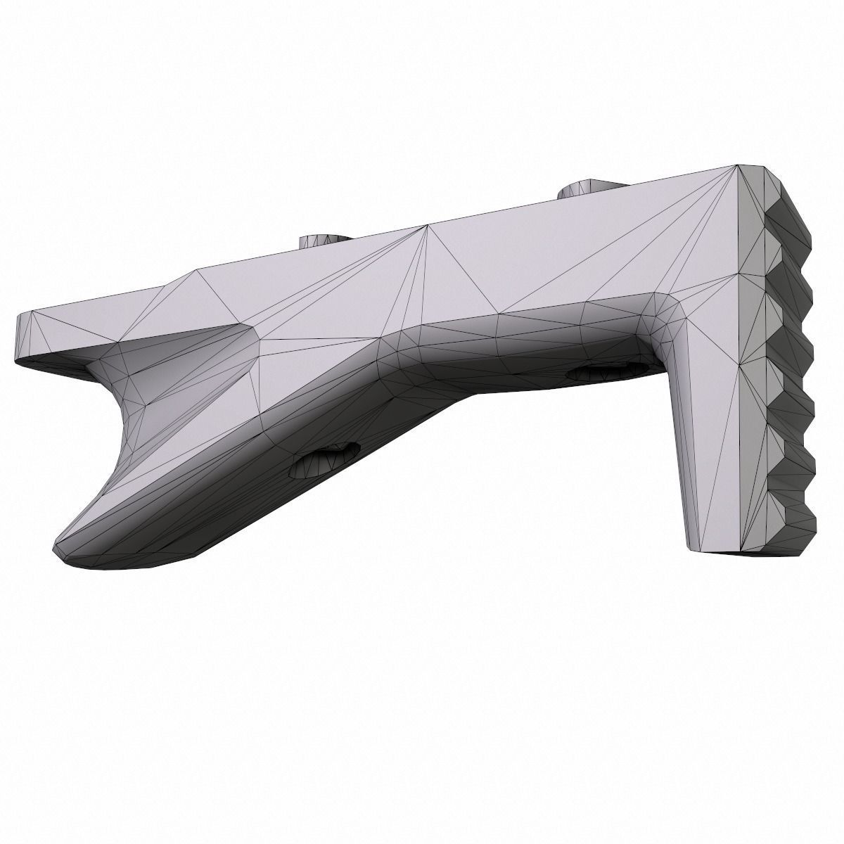 3D model Angled Foregrip Set-01 VR / AR / low-poly | CGTrader