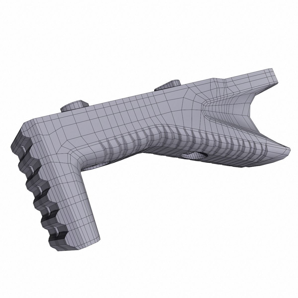 3D model Angled Foregrip Set-01 VR / AR / low-poly | CGTrader