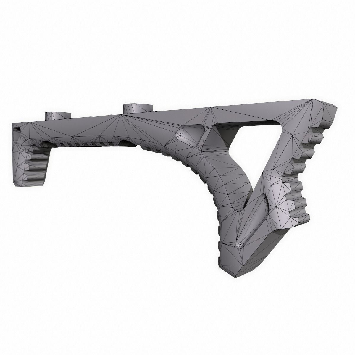 3D model Angled Foregrip Set-01 VR / AR / low-poly | CGTrader