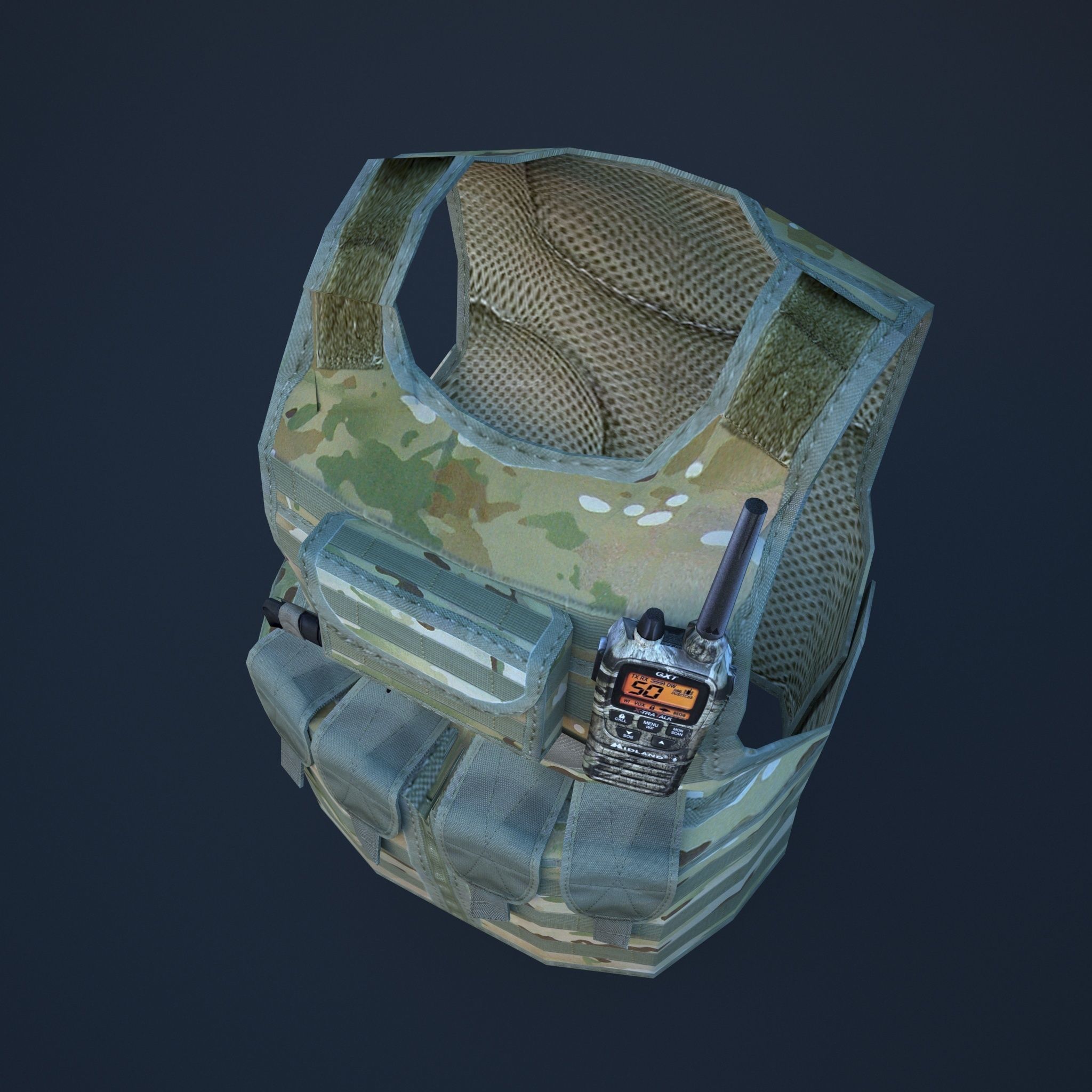 3D model body armor autumn VR / AR / low-poly | CGTrader