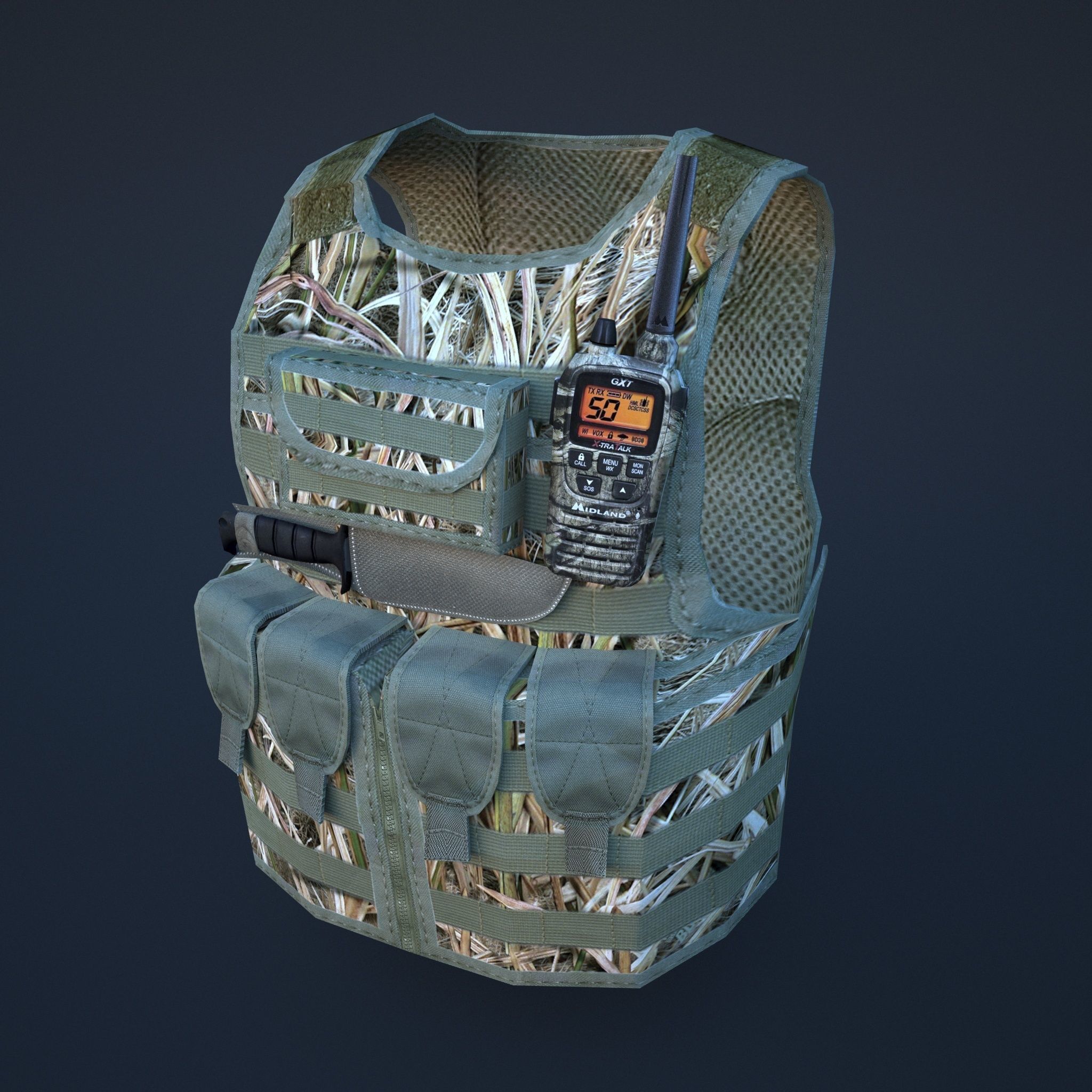 3D model body armor autumn VR / AR / low-poly | CGTrader