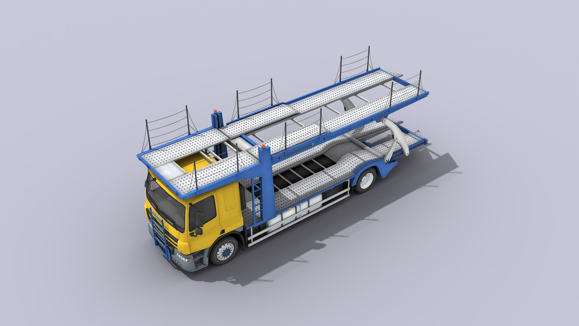 3D model Car Carrier Truck VR / AR / low-poly | CGTrader