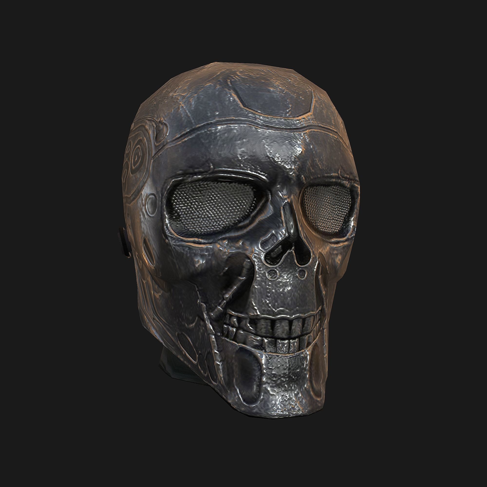 3D model Airsoft mask VR / AR / low-poly | CGTrader