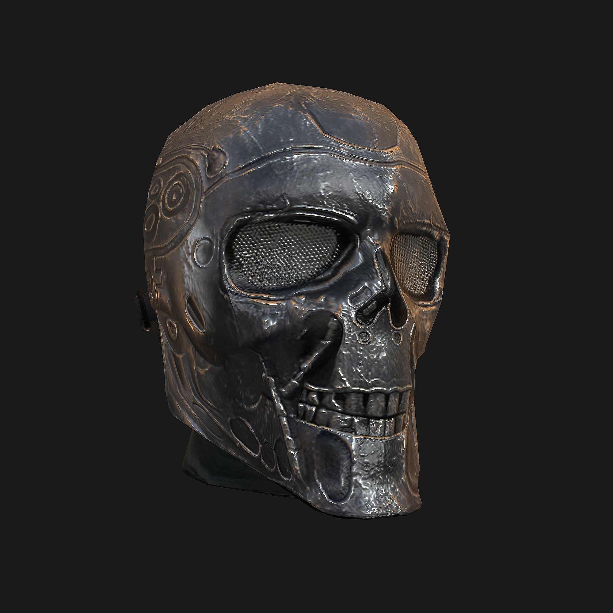 3D model Airsoft mask VR / AR / low-poly | CGTrader