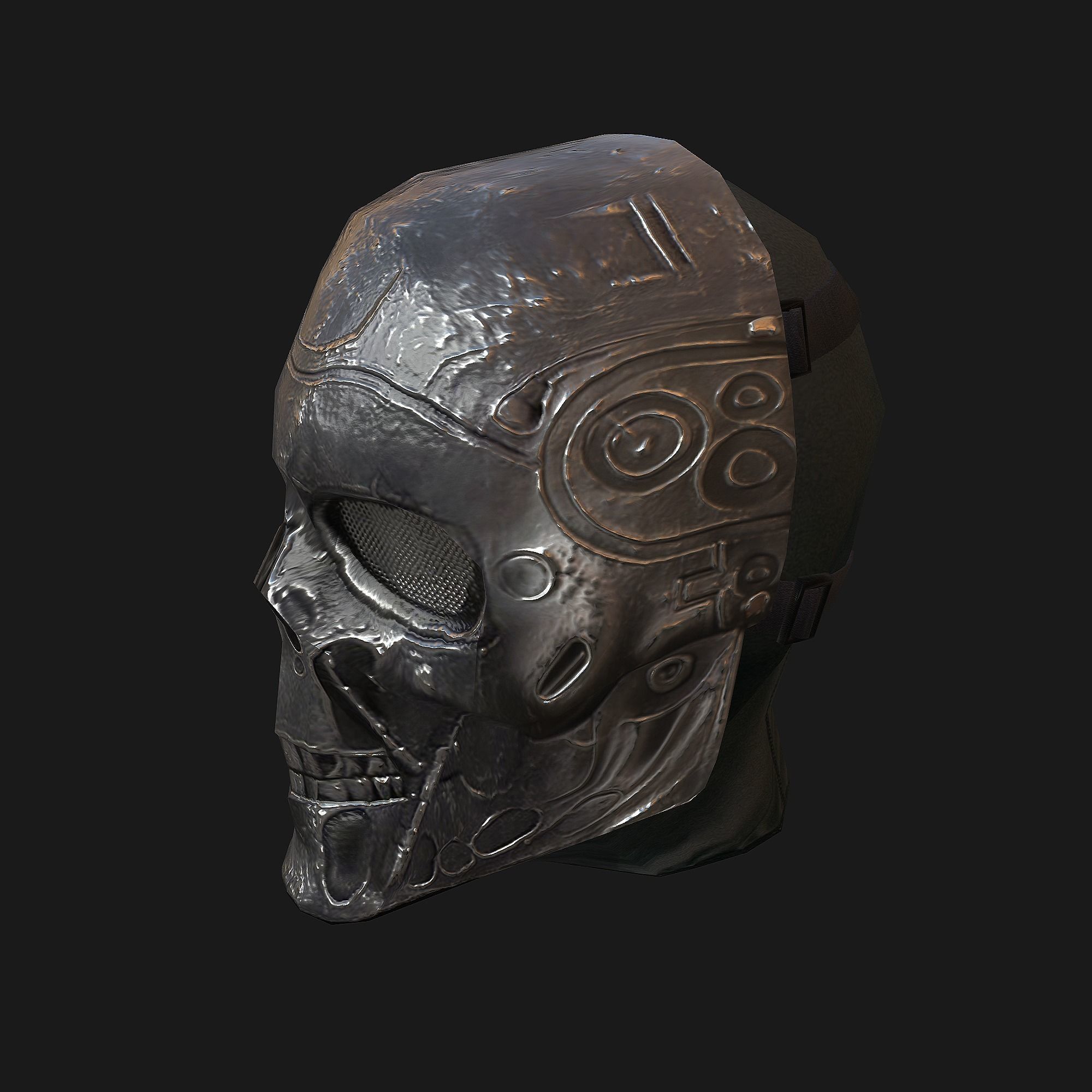 3D model Airsoft mask VR / AR / low-poly | CGTrader