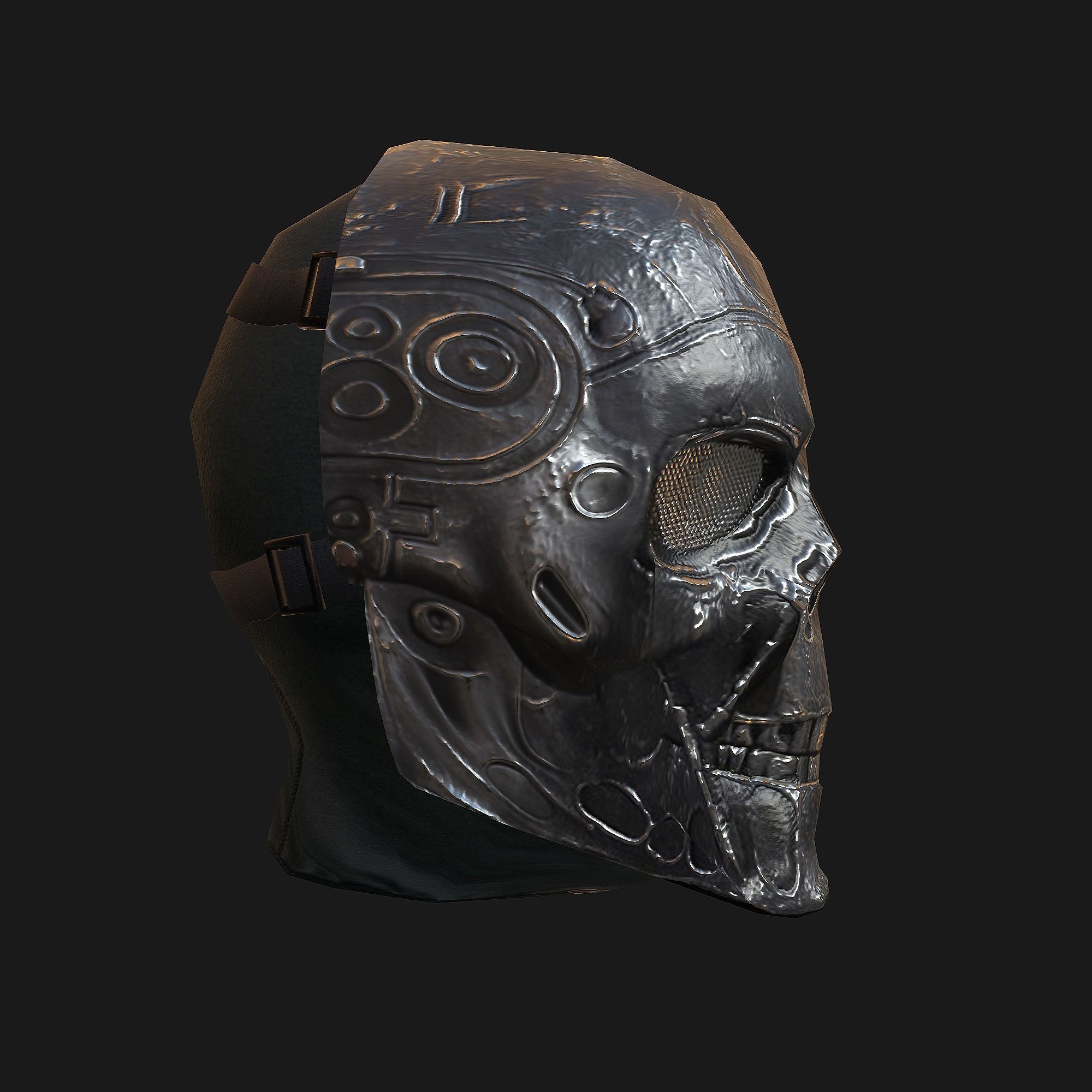 3D model Airsoft mask VR / AR / low-poly | CGTrader