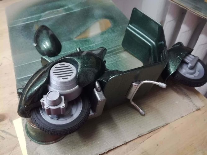 VESPA PIAGGIO 125 - 1951 FIRST MODEL 3D model 3D printable | CGTrader