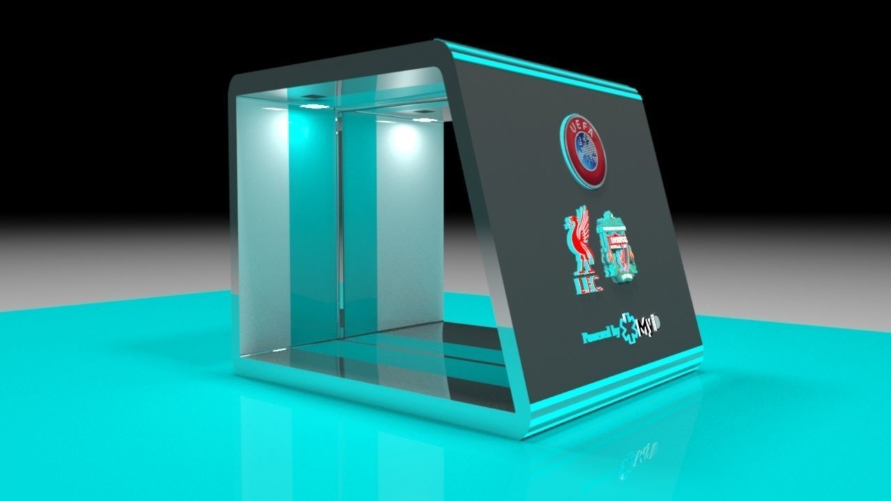 Sanitizing Gate - Disinfection Tunnel 3D model 3D printable | CGTrader