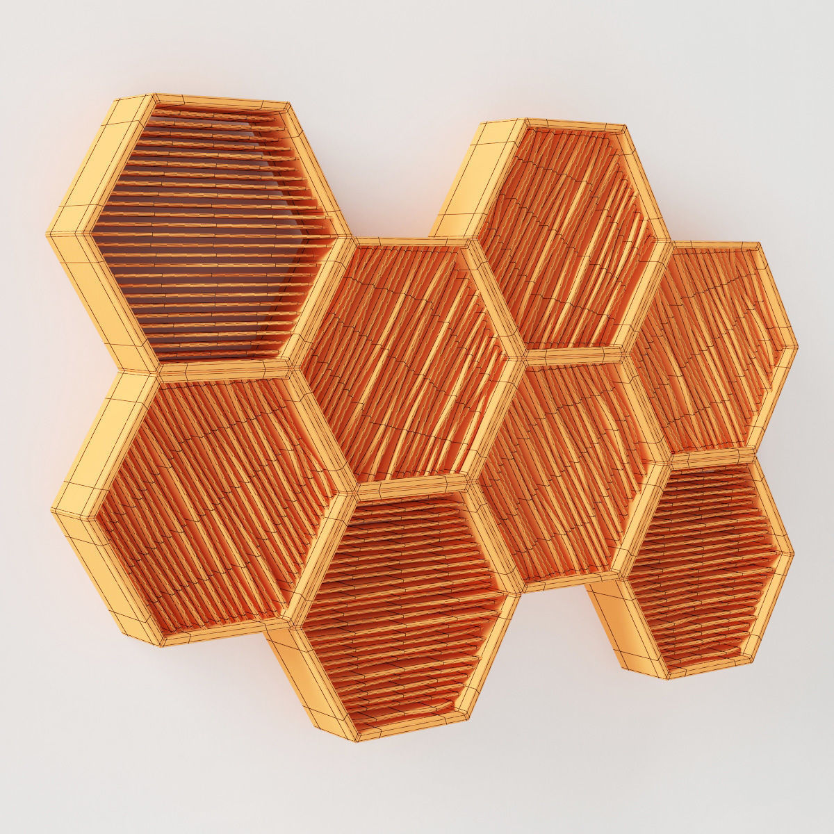 Parametric Ngon frame decor 3D model | CGTrader