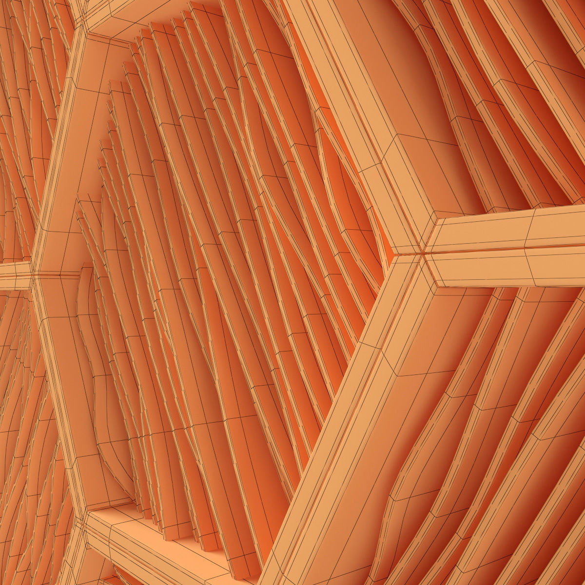 Parametric Ngon frame decor 3D model | CGTrader