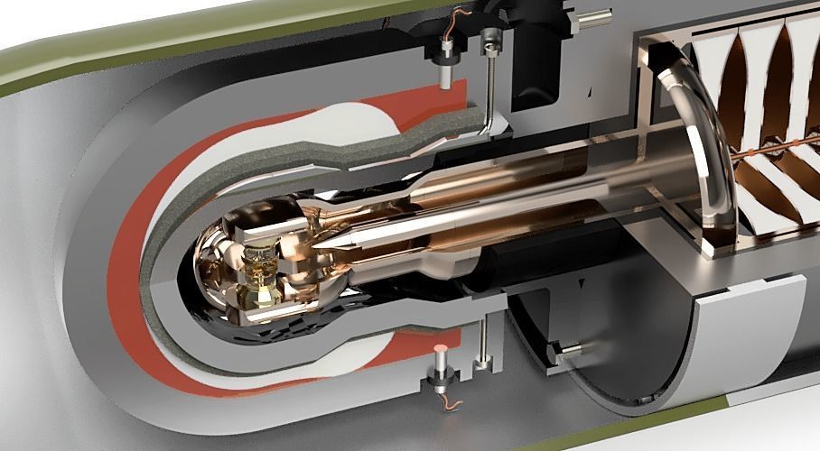 Micro Nuclear EMP Bomb with GPS Glide Bomb Unit Kit Mock-up 3D model ...