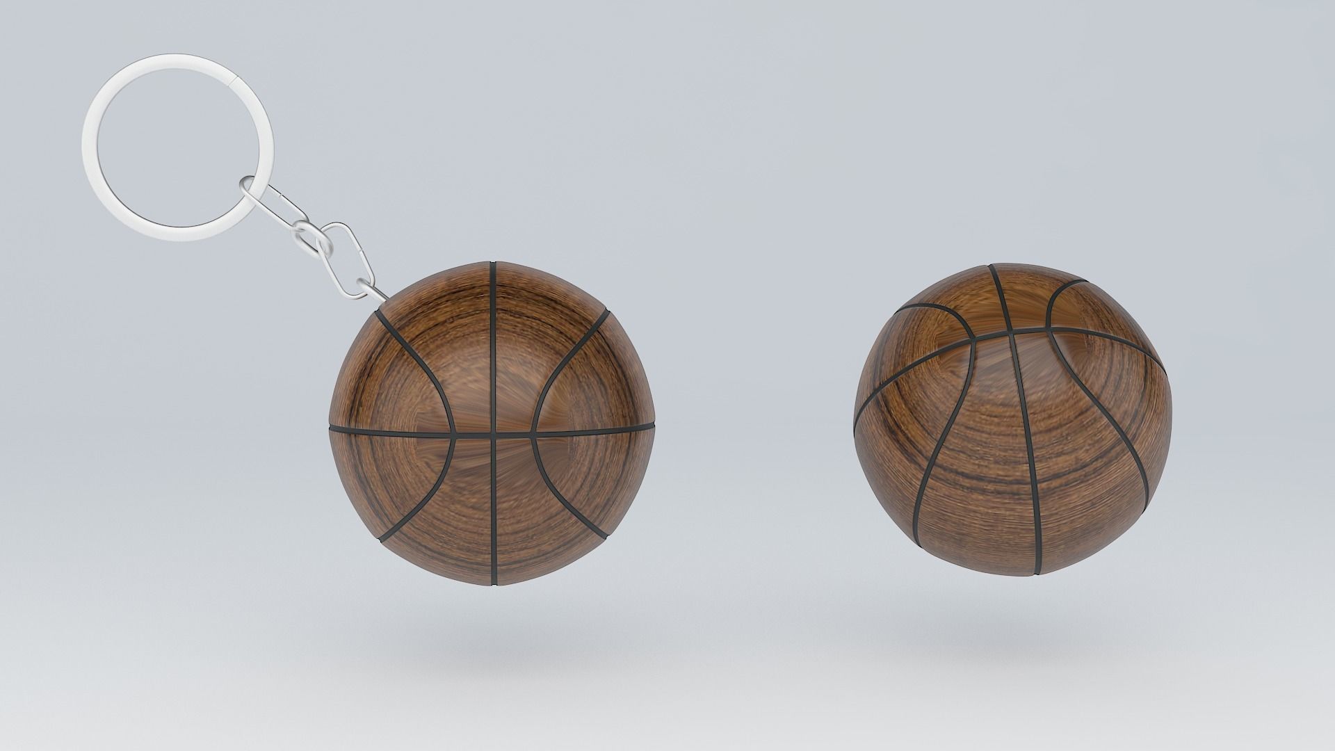 3D Printable Basketball keychain free 3D model 3D printable | CGTrader