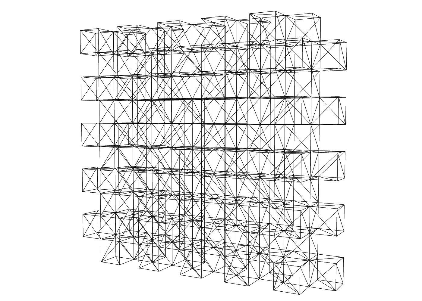 Checkered Cubes - free 3D model | CGTrader