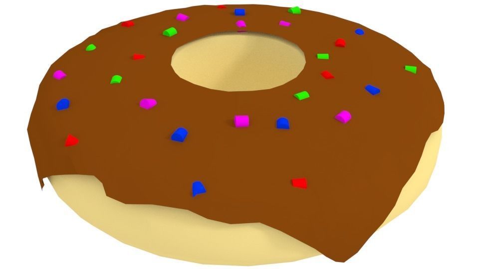 Cartoon Style Assorted foods 3D model | CGTrader