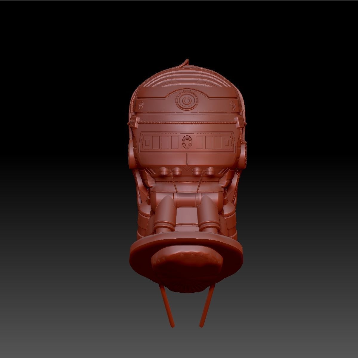 Robocop bust of man 3D model 3D printable | CGTrader