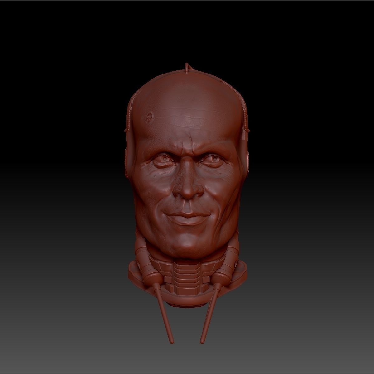 Robocop Smile 3D model 3D printable | CGTrader