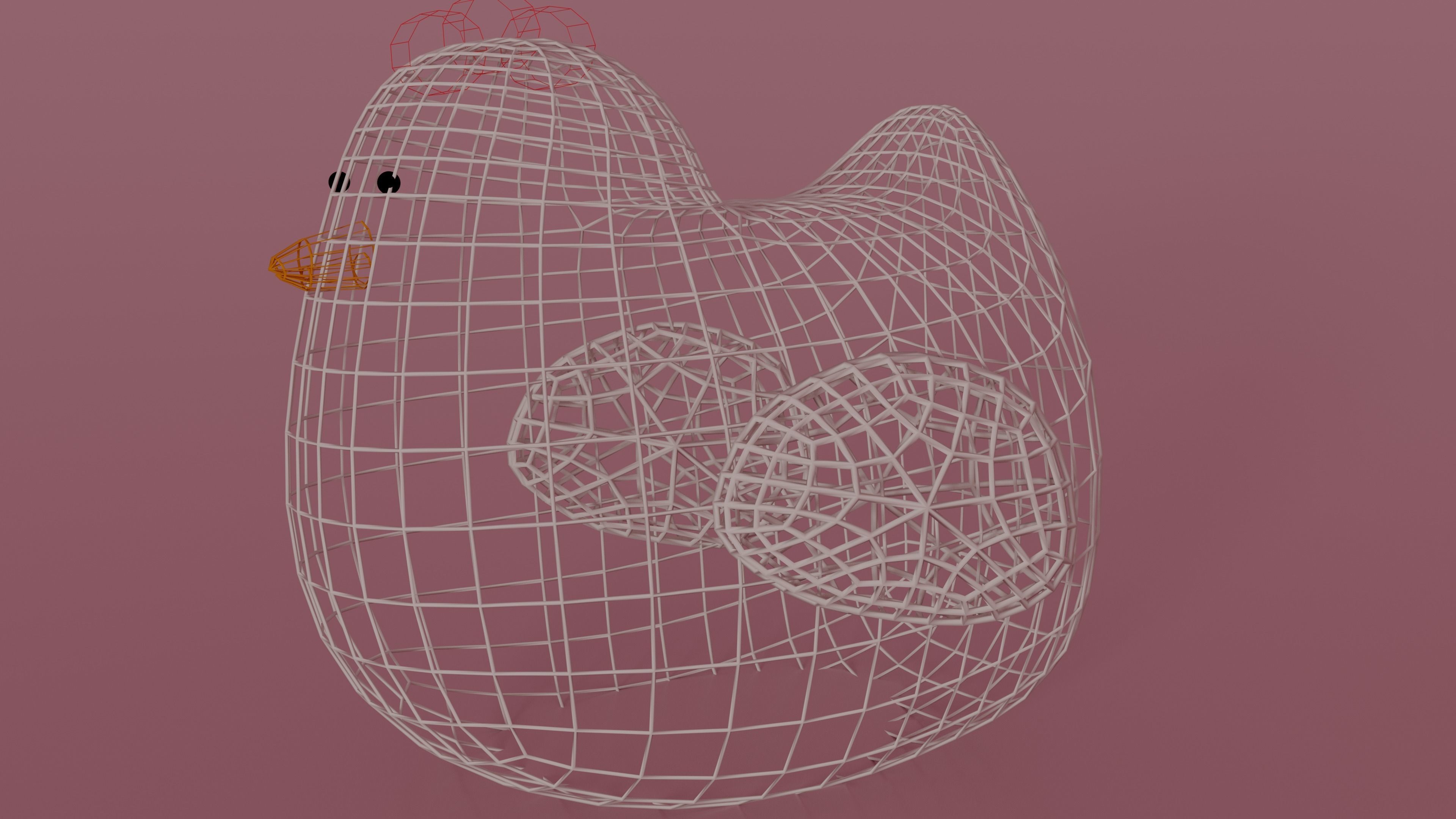 Stylized Cartoon Chicken and Chicks free 3D model | CGTrader