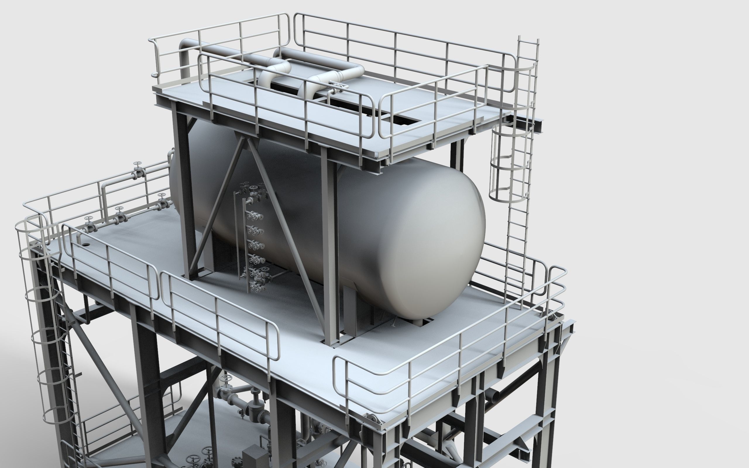 Industrial Production Parts 3D model | CGTrader