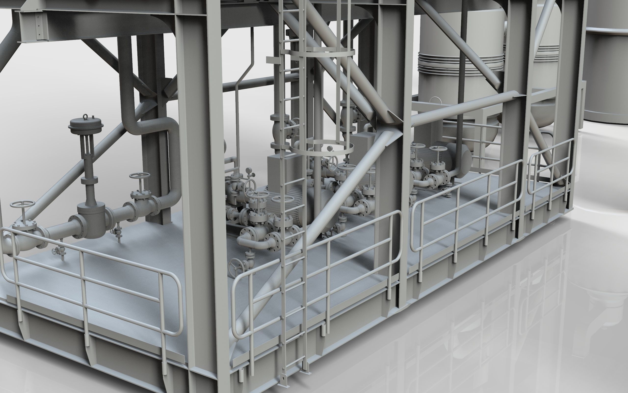 Industrial Production Parts 3D model | CGTrader