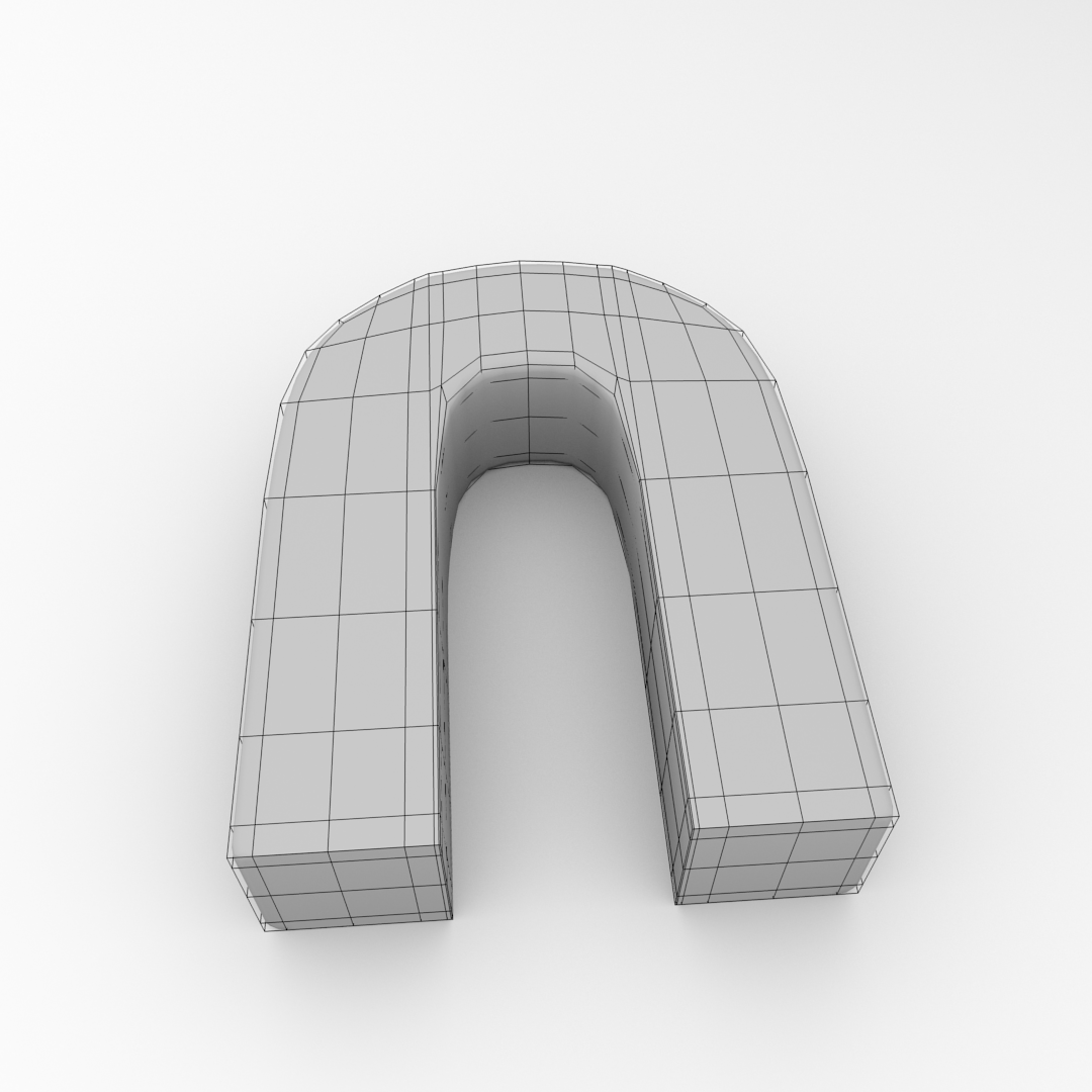 Magnet symbol 3D model | CGTrader