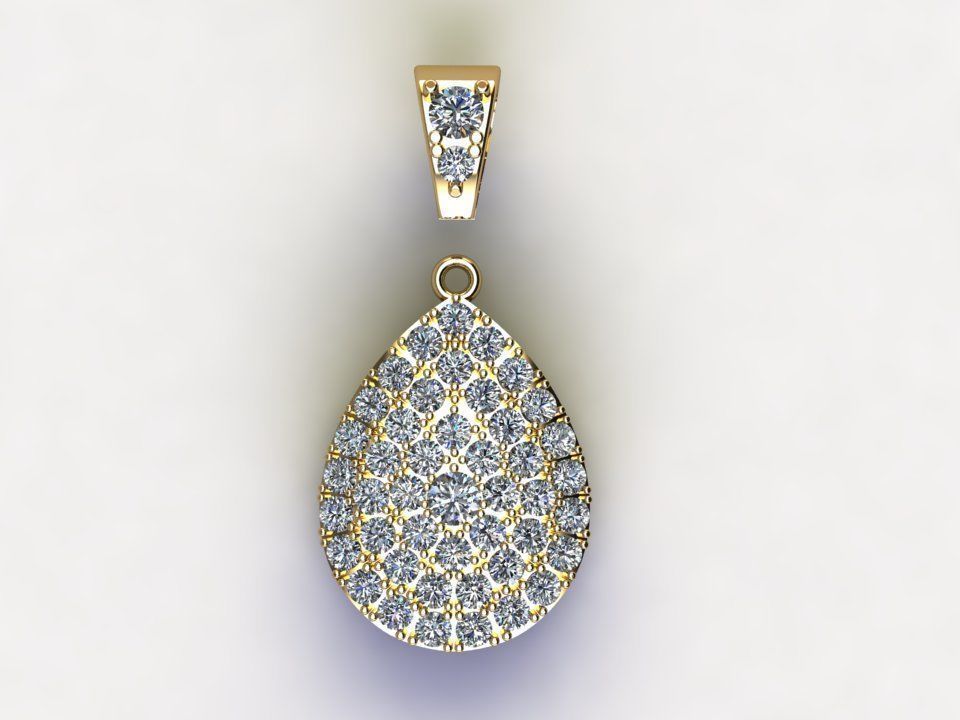 Solitaire Pendant for women concept normal design free 3D model | CGTrader