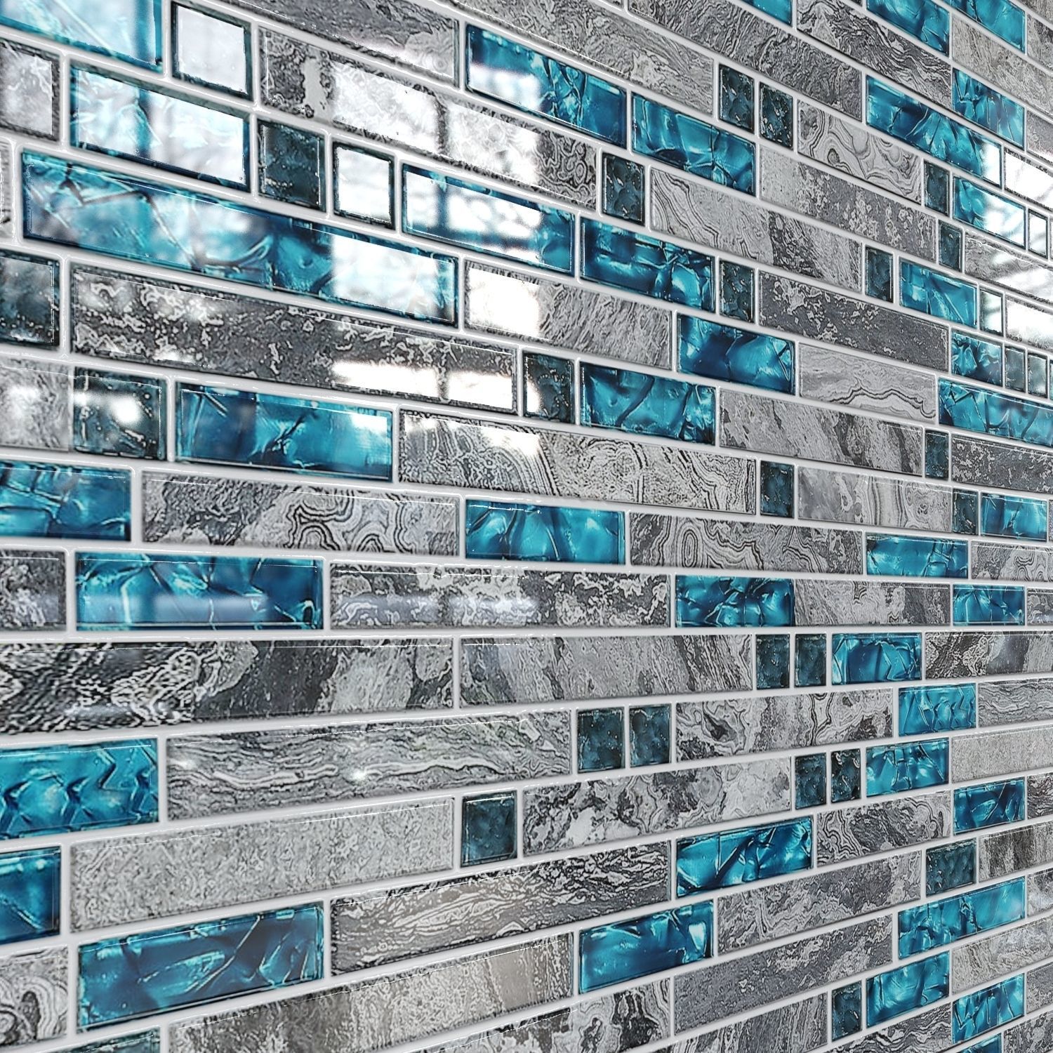 Glass mosaic tile Texture | CGTrader