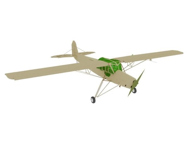 AIRCRAFT STORCH 3D model | CGTrader