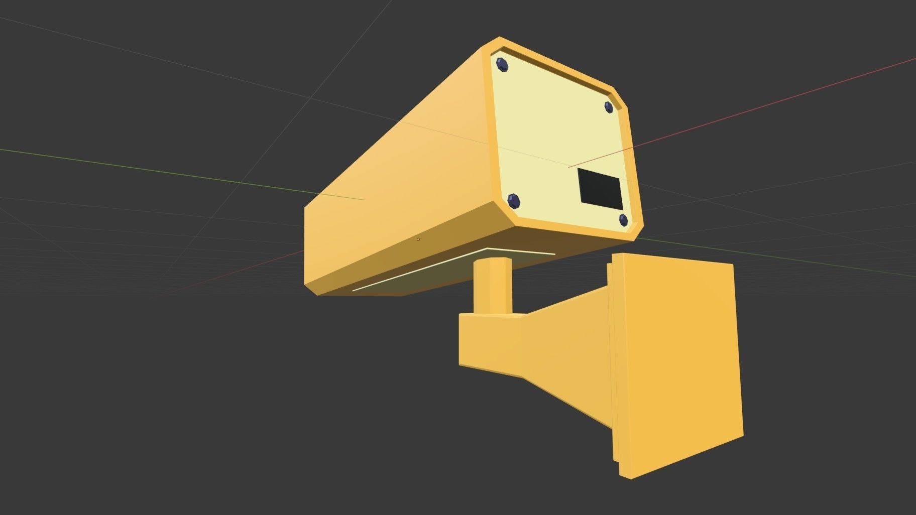 3D model Low poly Security Camera VR / AR / low-poly | CGTrader