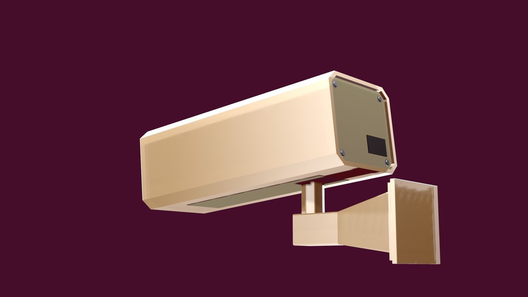 3D model Low poly Security Camera VR / AR / low-poly | CGTrader