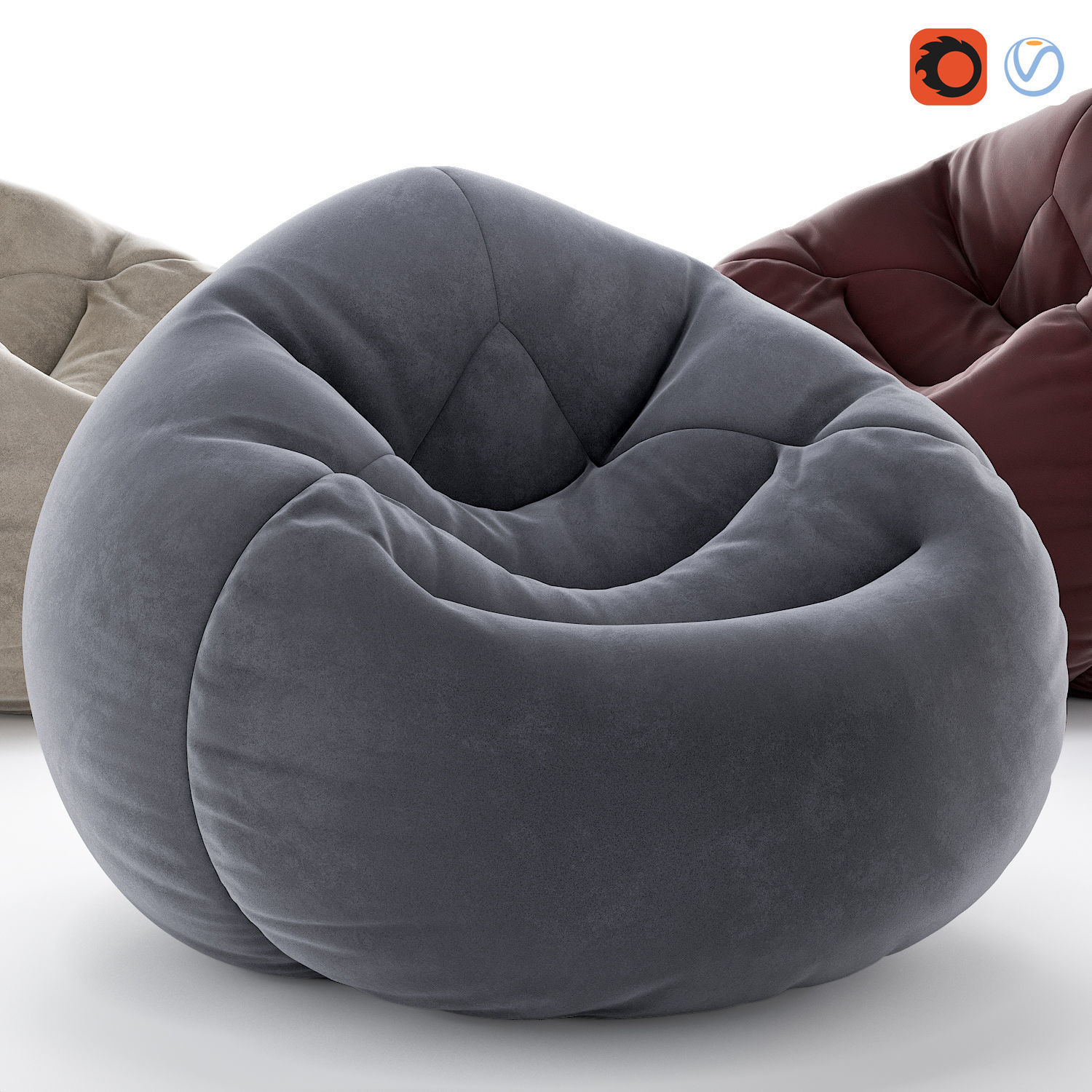 Armchair Ultra Lounge Intex 3D model | CGTrader