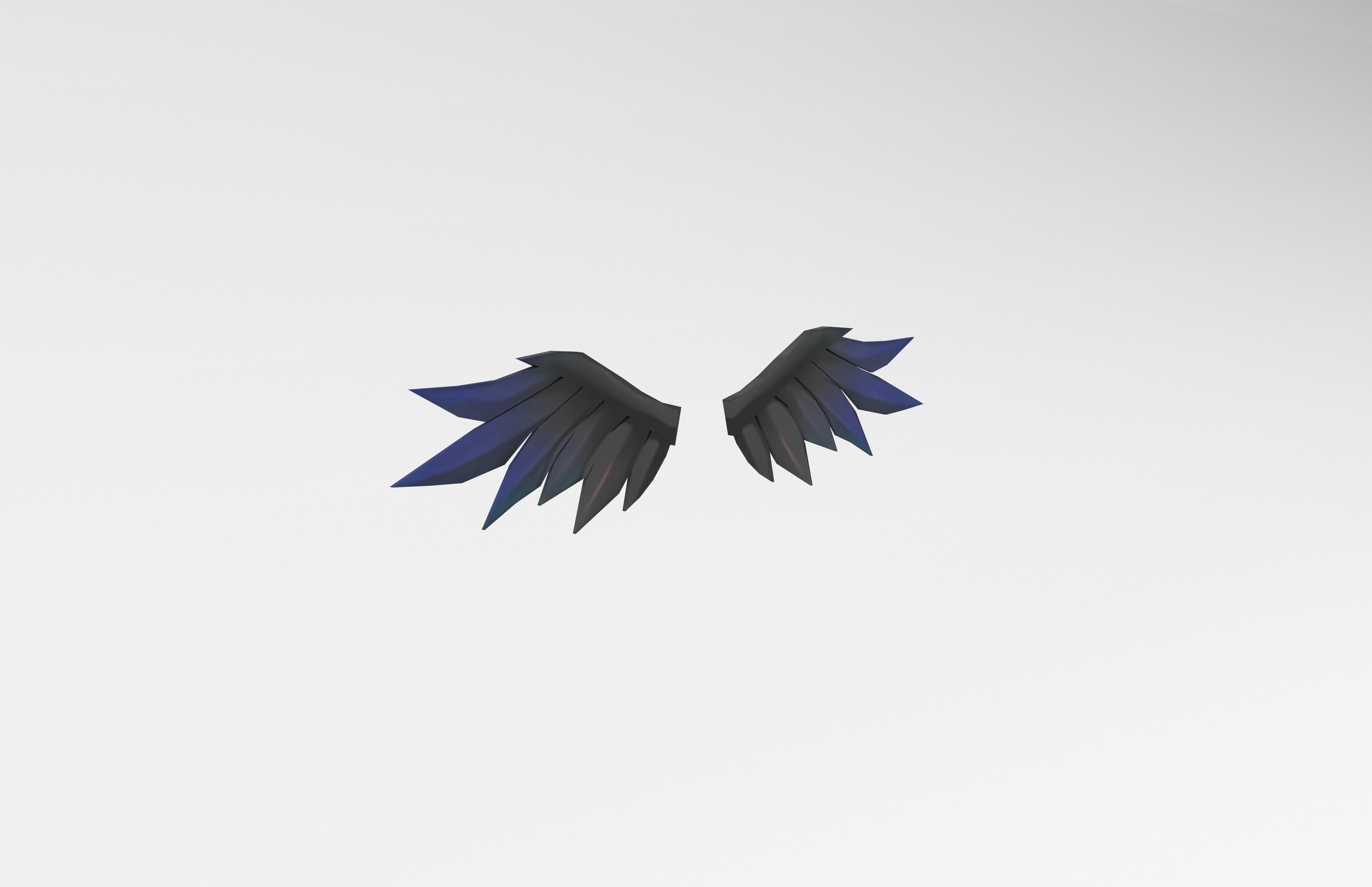 3D model Low Poly Wings v1 006 VR / AR / low-poly | CGTrader