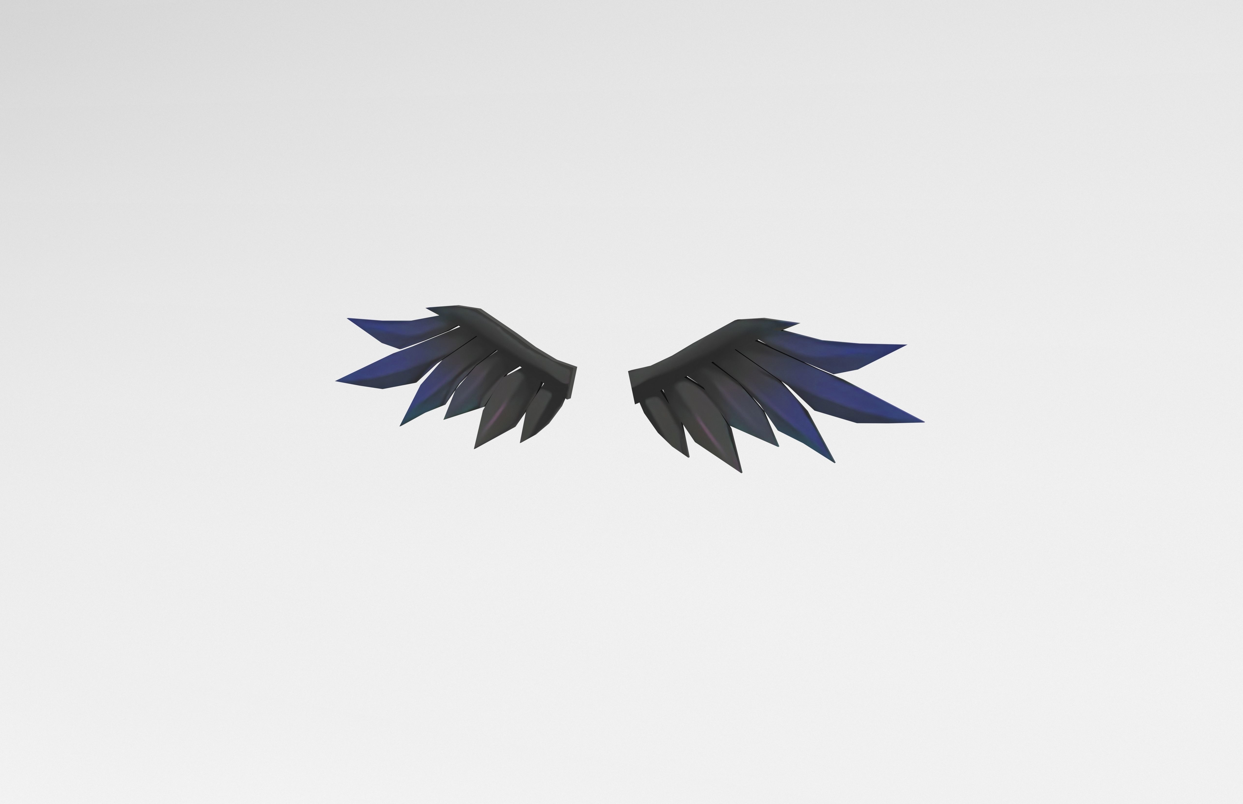 3D model Low Poly Wings v1 006 VR / AR / low-poly | CGTrader