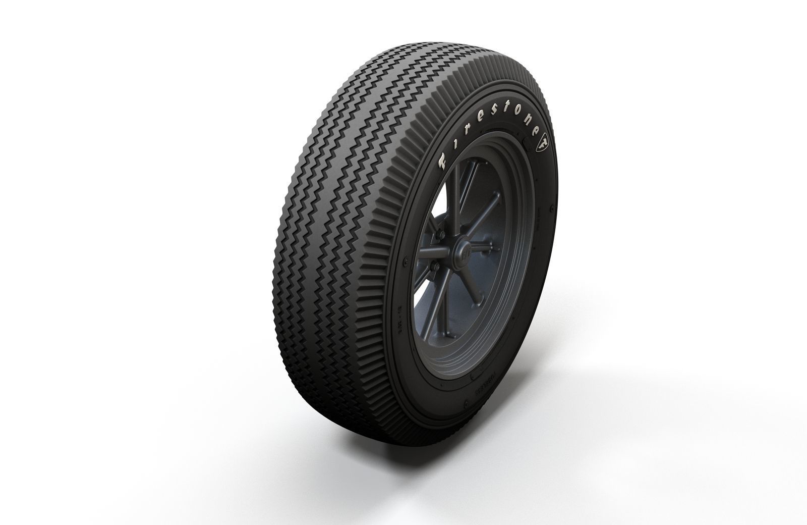 Hot Rod Gasser wheels 3D model | CGTrader