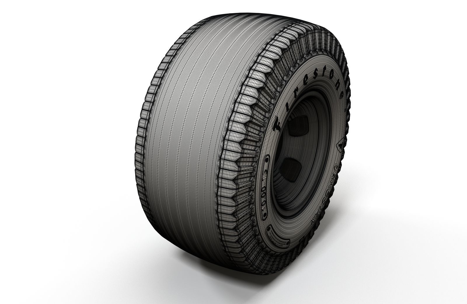 Hot Rod Gasser wheels 3D model | CGTrader