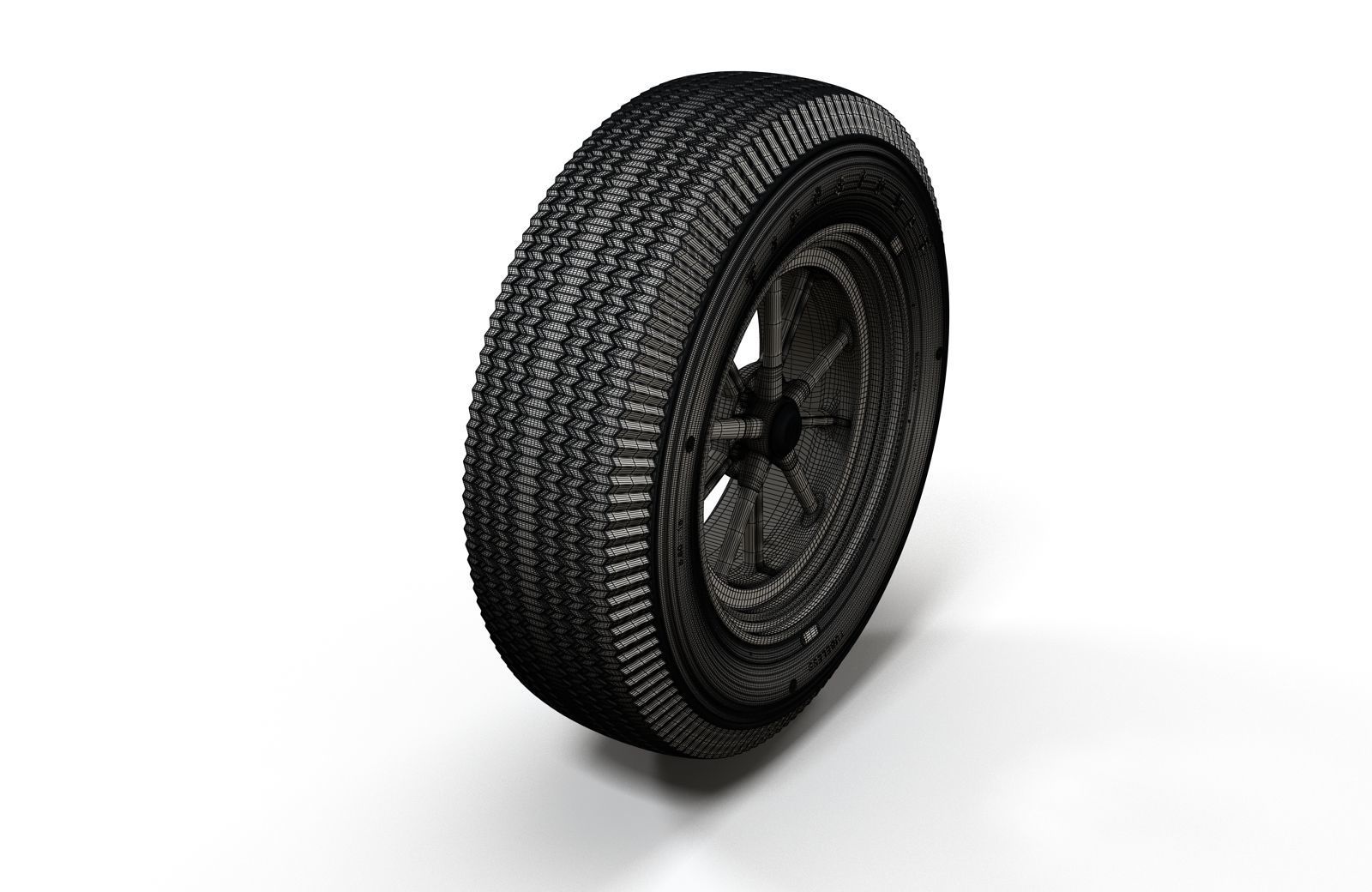 Hot Rod Gasser wheels 3D model | CGTrader