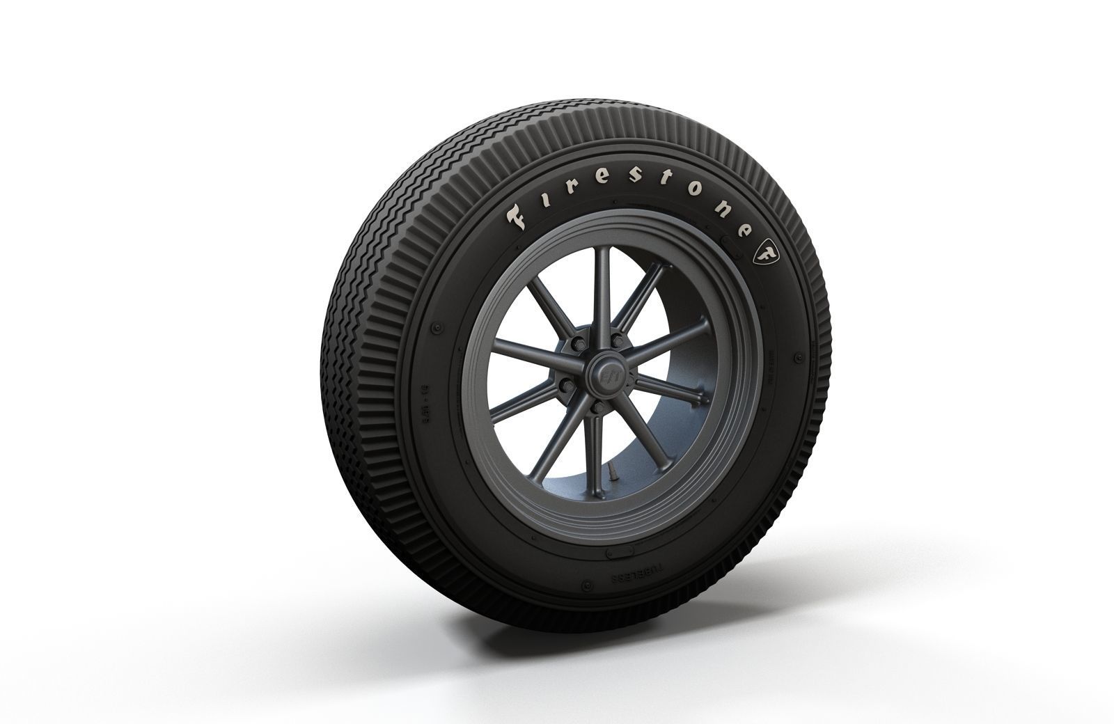 Hot Rod Gasser wheels 3D model | CGTrader